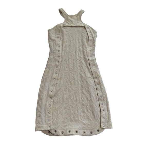 Ekhaus Latta | Dresses | Eckhaus Latta Undone Mini Dress In Bone | Poshmark